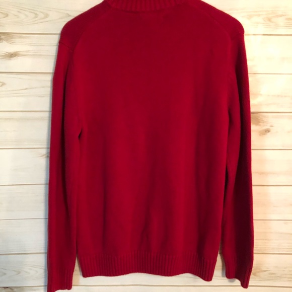 Chaps | Sweaters | Ralph Lauren Chaps Mens Red Christmas Sweater | Poshmark